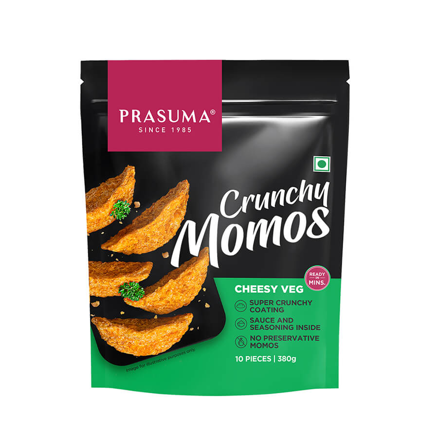 Cheesy Veg Crunchy Momos 10Pcs